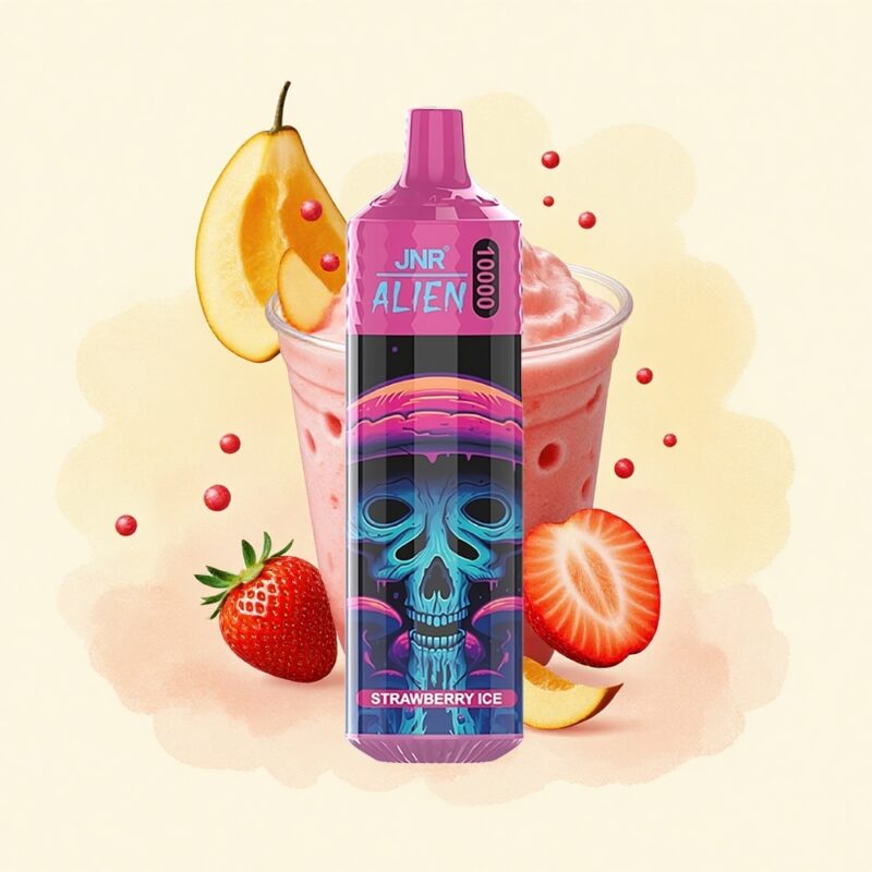 JNR Alien 10000 תות קרח עם סוללת 850mAh ותאורת לד - Aspire Vape Israel