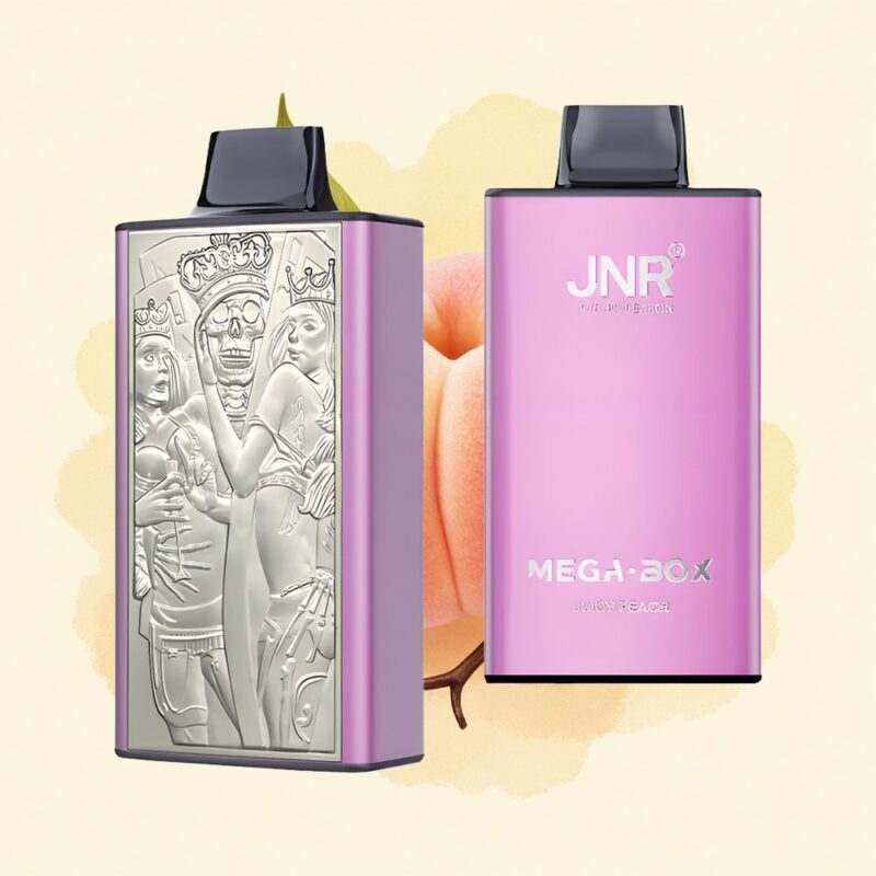 JNR Mega Box 25000 אפרסק עסיסי עם סוללה כפולה וסליל כפול - Aspire Vape ...